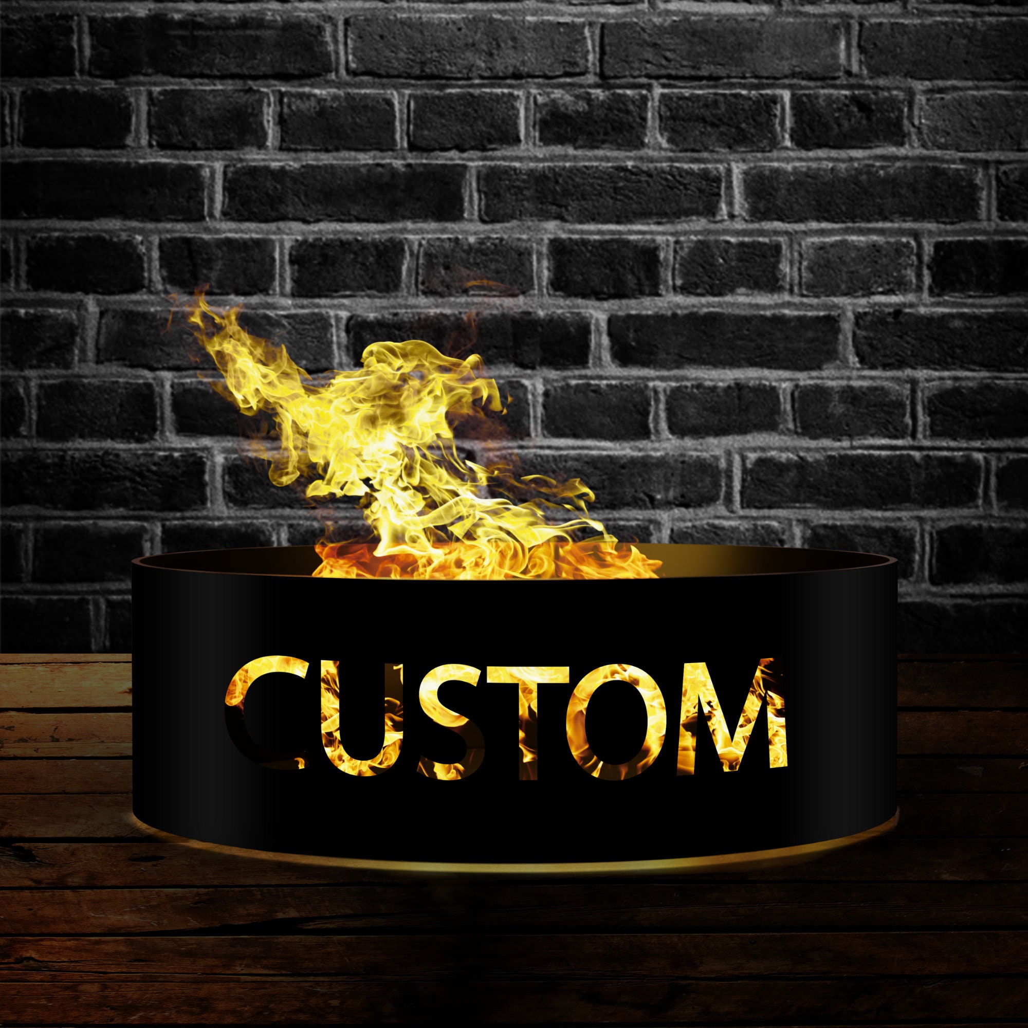Custom Wording Fire Ring, Gifs for Him, Gift for Men Unique, Heavy Duty ...