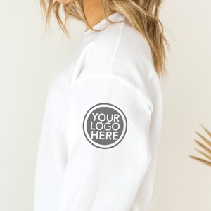 Custom Image/logo on Sleeve - Etsy