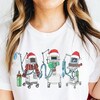 Nurse Telemetry Christmas Shirt, Respiratory Therapist Xmas Holiday ICU ...