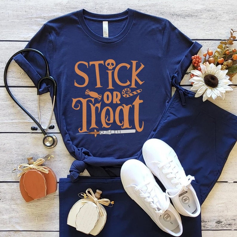 Halloween Nurse Shirt Cute ER ED Nurse T-shirt ER Tech Fall - Etsy