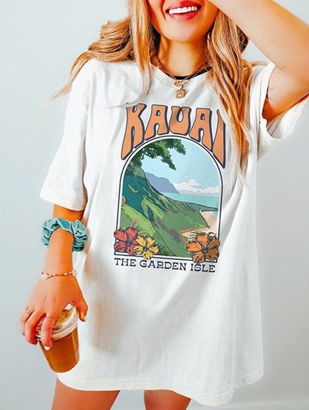 Kauai Shirt, Hawaii Family Vacation Tee, Vintage Boho Trendy Womens ...