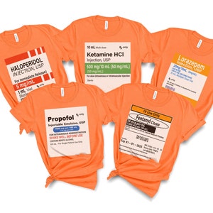 Funny Nurse Halloween Costume T-shirt | ICU Crna Nurse Group Crew ...