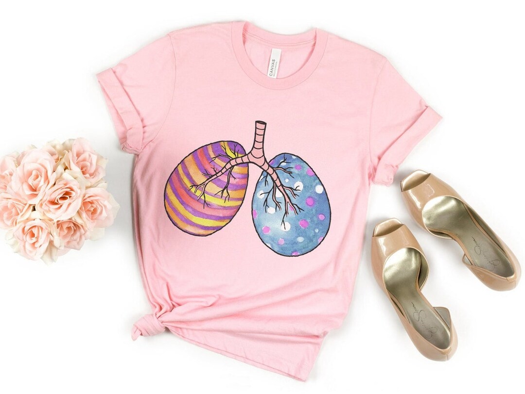 Easter Nurse T-shirt, Easter Egg Lungs Nursing Shirt, Peds Respiratory ...