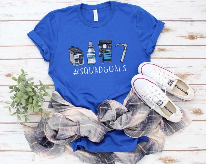 Anesthesia Squad Goals T-shirt Funny Anesthesia Tech Shirt - Etsy