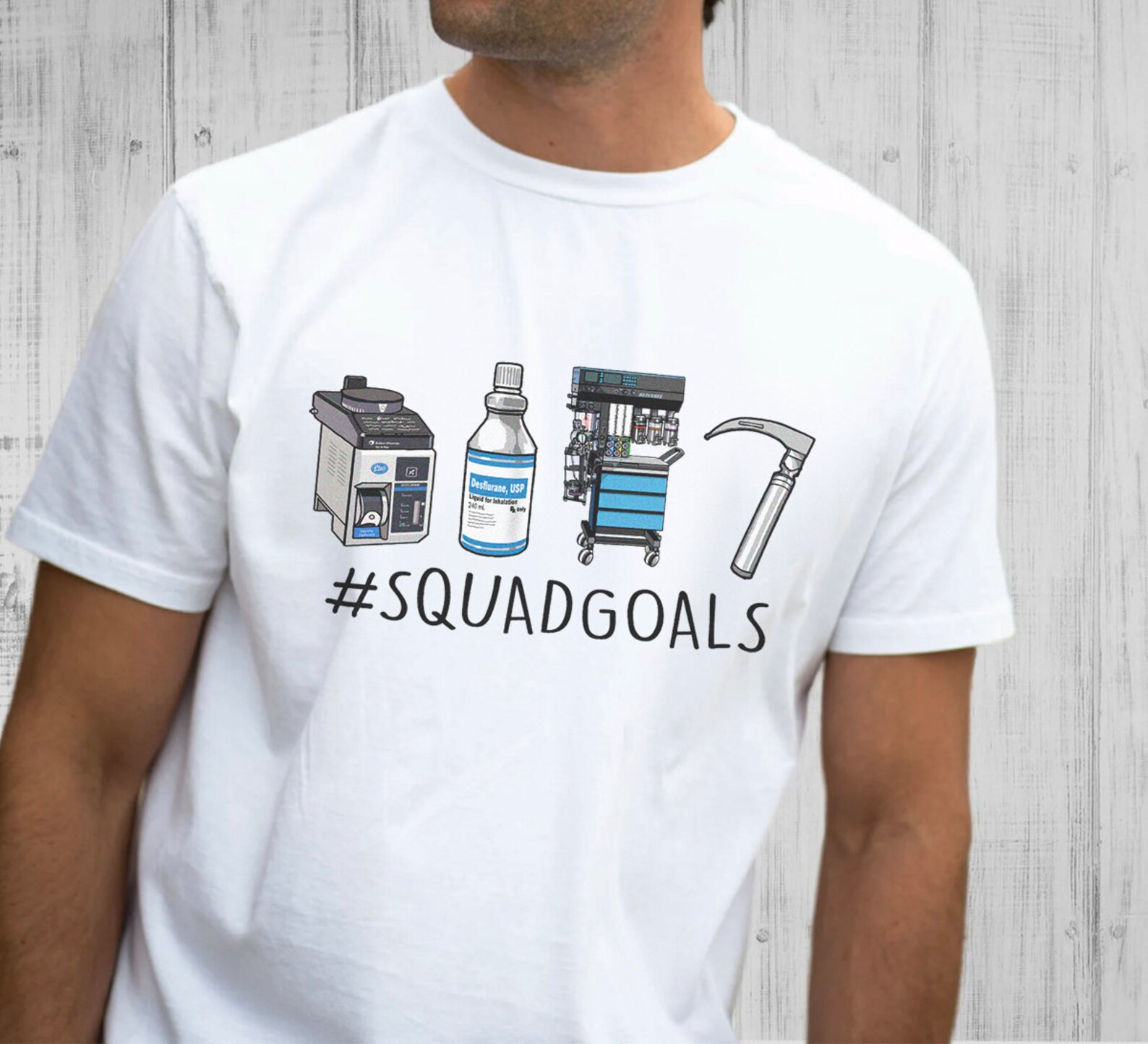 Anesthesia Squad Goals T-shirt Funny Anesthesia Tech Shirt - Etsy