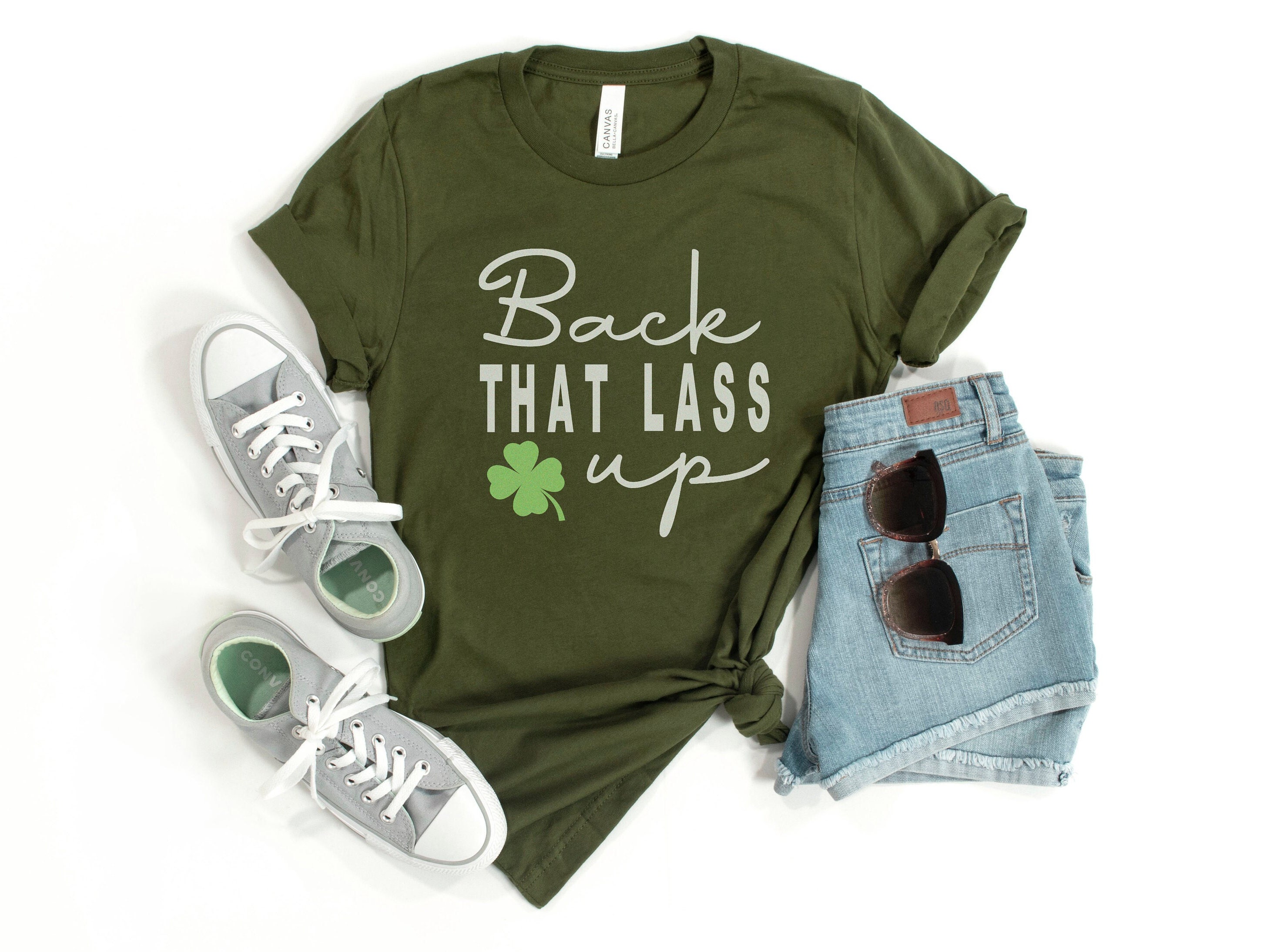 Back That Lass up Funny St. Patrick's Day Shirt Cute - Etsy