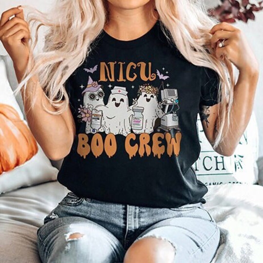 Halloween NICU Nurse Shirt, Neonatal Intensive Scare Unit, Peds Newborn ...