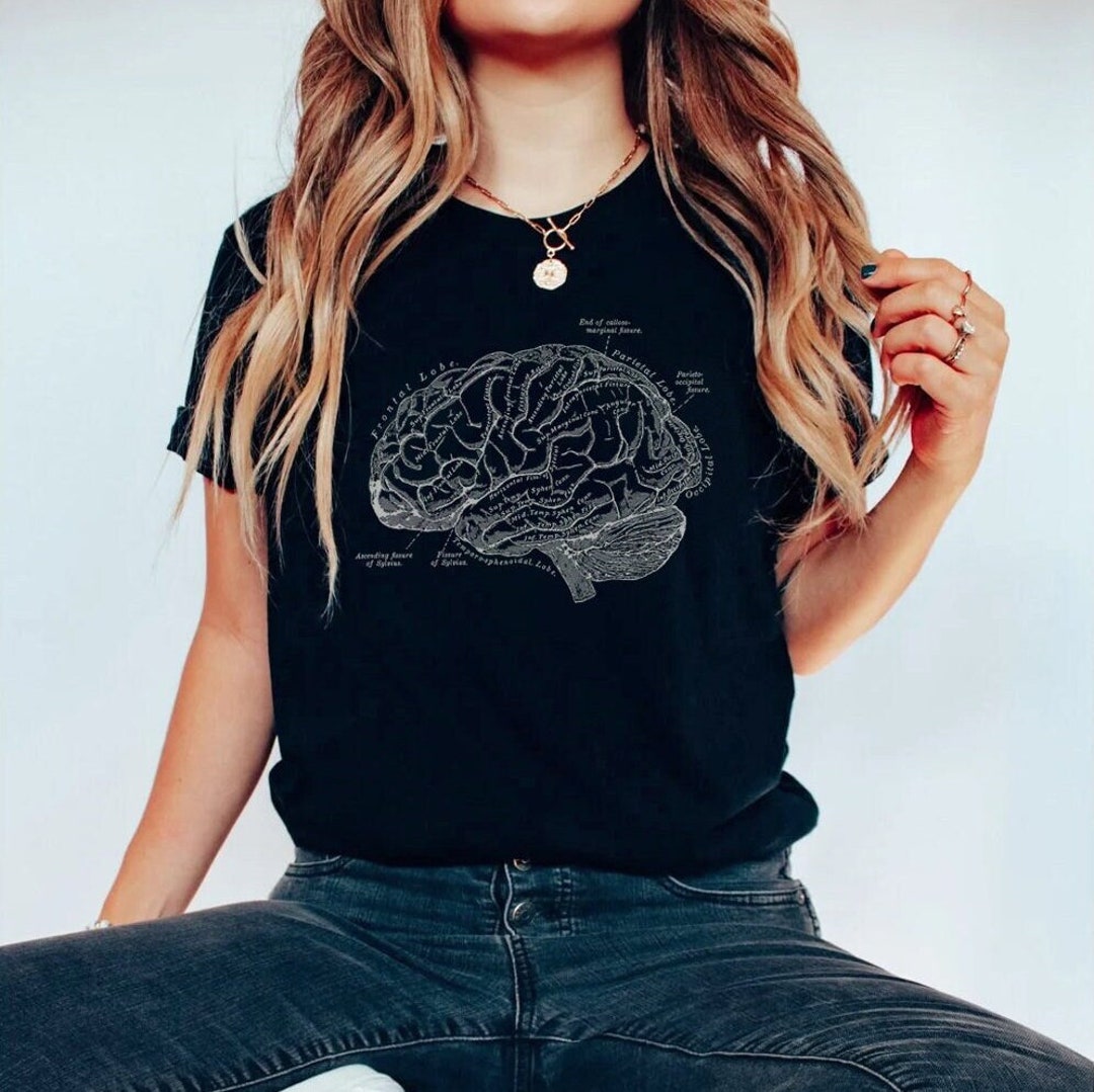 Brain Anatomy Shirt, Neuro Nurse Tshirt, Neuro ICU Neurology RN T-shirt ...