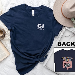 GI Nurse Crew Squad T-shirt, GI Nurses Week Shirts, Cute Gastro RN ...