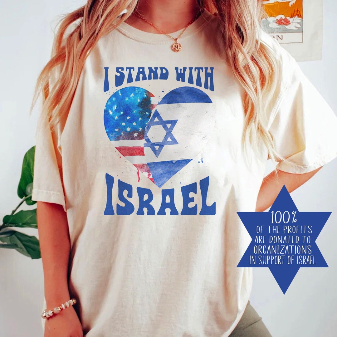 Israel Strong T-shirt, I Stand With Israel Shirt, Pray for Israel ...