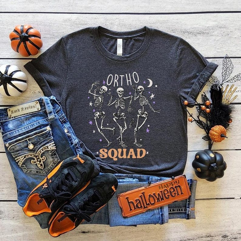 Ortho Squad Halloween T-shirt, Ortho Crew Shirt Orthopedic Nurse Rn ...