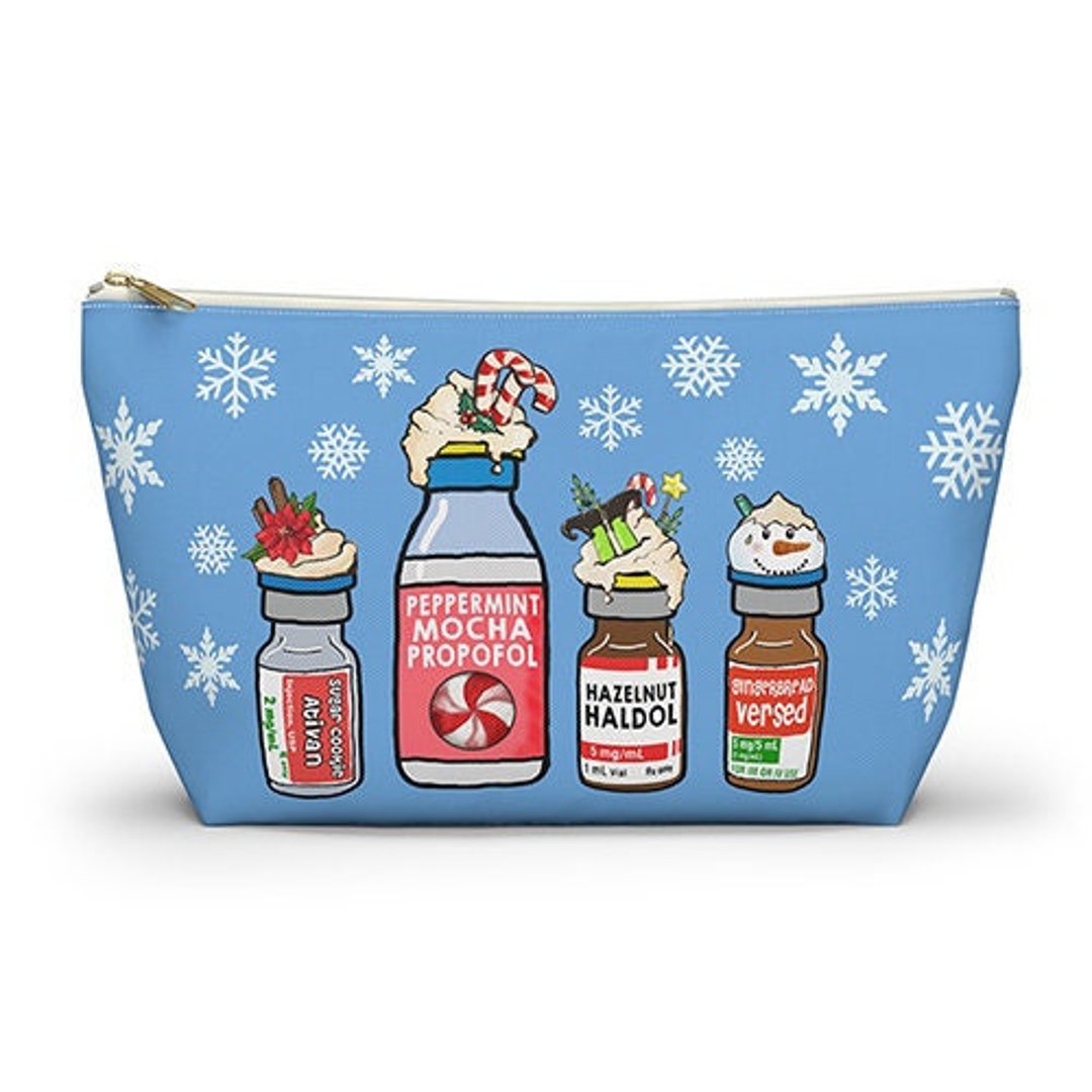 Peppermint Mocha Propofol Accessory Work Bag | Christmas Gift for Icu ...