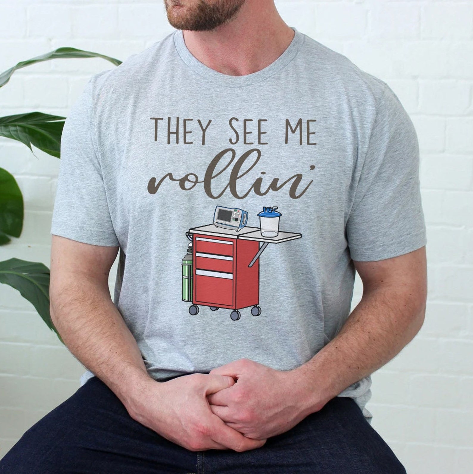 Funny Crash Cart RRT Rapid Response Team Nurse RN Shirt Gift | Funny ...