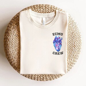 ECMO Crew Nurse T-shirt - ECMO Nursing Specialist Shirt - Cvicu ...