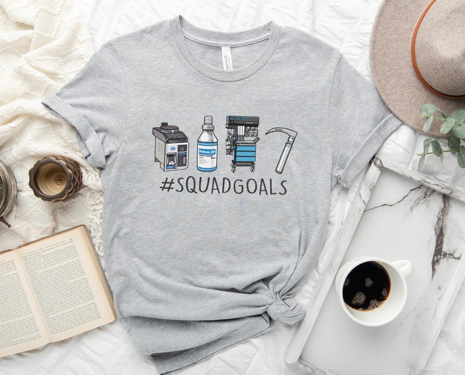 Anesthesia Squad Goals T-shirt Funny Anesthesia Tech Shirt - Etsy