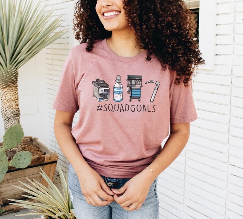 Anesthesia Squad Goals T-shirt Funny Anesthesia Tech Shirt - Etsy