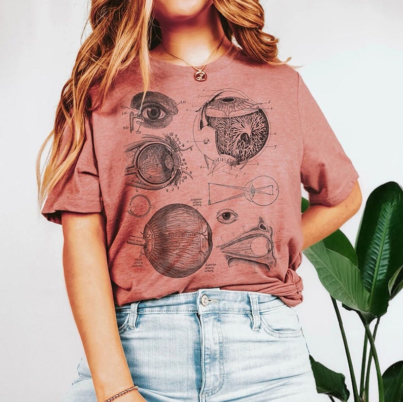 Eye Anatomy Shirt, Ophthalmology T-shirt, Eye Tshirt, Optometry ...