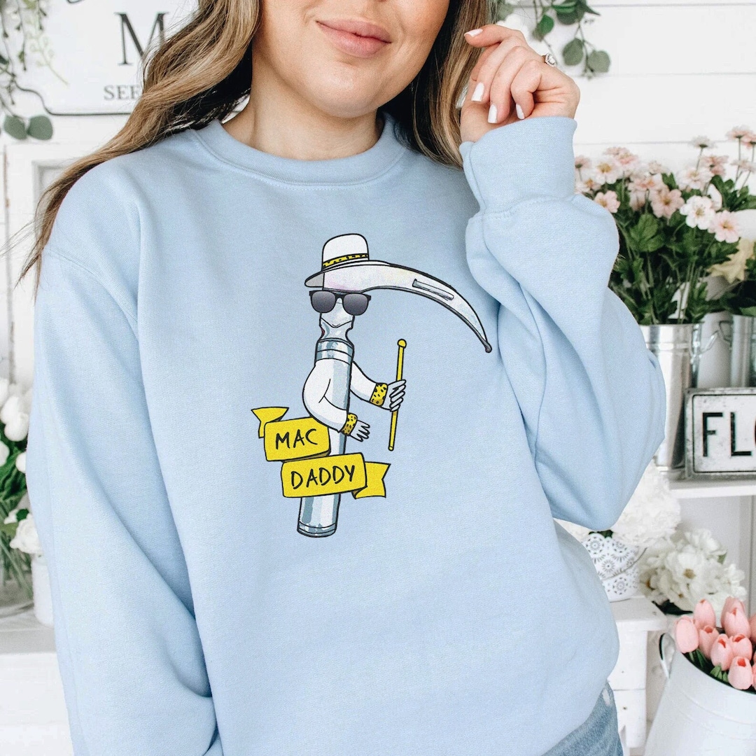 Mac Daddy Laryngoscope Crewneck Sweatshirt, Funny Anesthesia Sweater ...