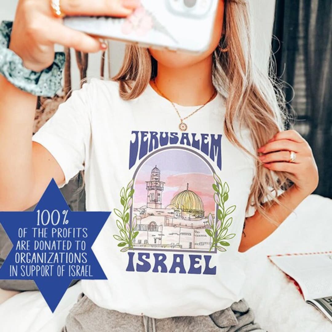 Jerusalem Tee, Israel Strong T-shirt, Stand With Israel Shirt, Pray for ...