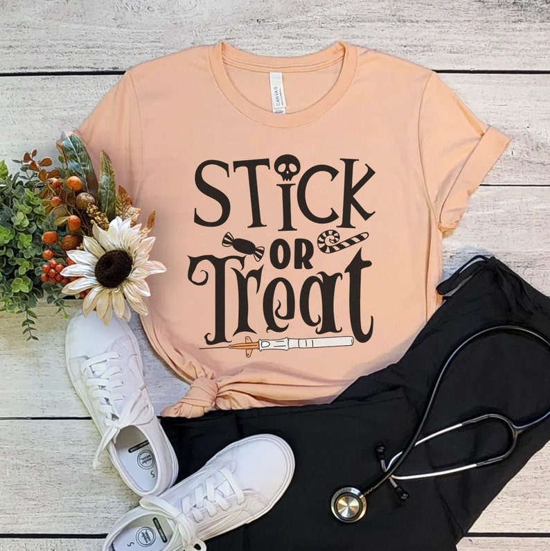 Halloween Nurse Shirt Cute ER ED Nurse T-shirt ER Tech Fall - Etsy