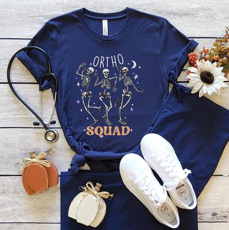 Ortho Squad Halloween T-shirt, Ortho Crew Shirt Orthopedic Nurse Rn ...