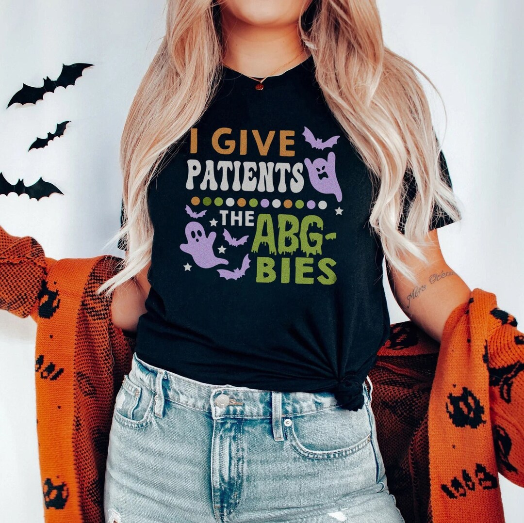 Cute Halloween Respiratory Therapist Nurse T-shirt, Spooky Boo Group ...