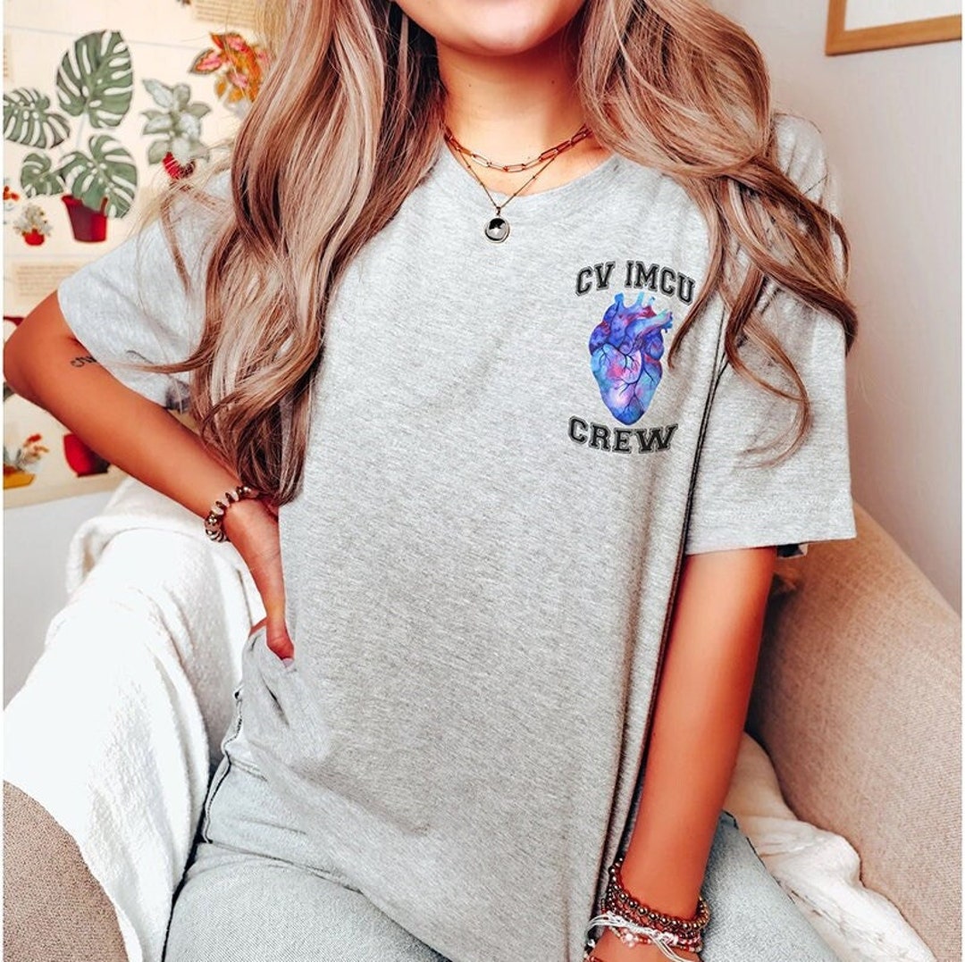 CV IMCU Crew Nurse T-shirt - Cardiac Nursing Intermediate Step Down ...