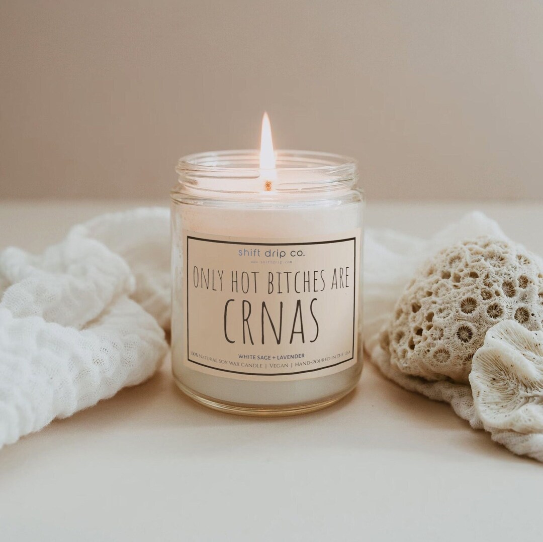 Funny CRNA Graduation Gift - 9 Oz. Scented Soy Candle, Nurse ...