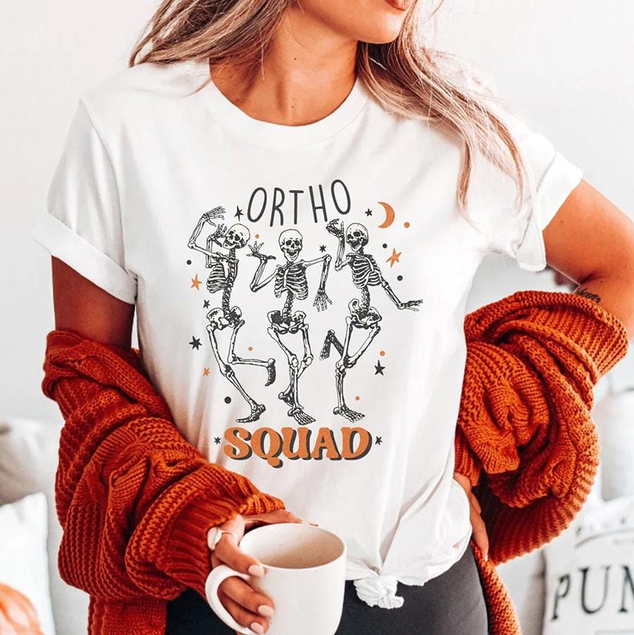 Ortho Squad Halloween T-shirt, Ortho Crew Shirt Orthopedic Nurse Rn ...