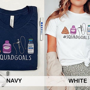 GI Endo Squad Goals T-shirt, Funny GI Nurse Shirt, Colonoscopy ...