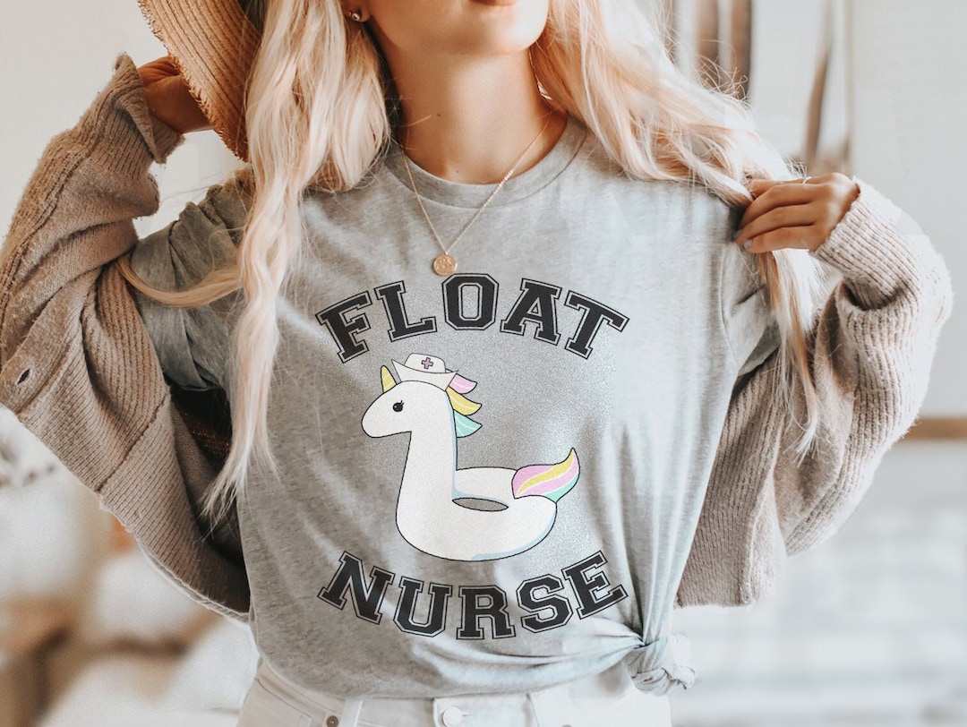 Float Pool Nurse T-shirt - Funny Cute Float RN Shirt Gift - Float ...