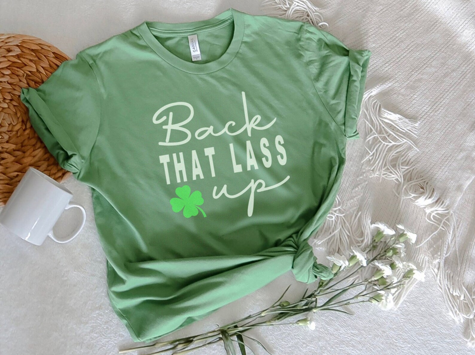 Back That Lass up ™ Funny St. Patrick's Day Shirt Cute | Etsy