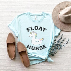 Float Pool Nurse T-shirt - Funny Cute Float RN Shirt Gift - Float ...