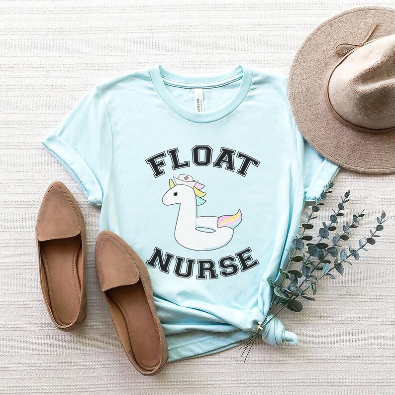 Float Pool Nurse T-shirt Funny Cute Float RN Shirt Gift - Etsy