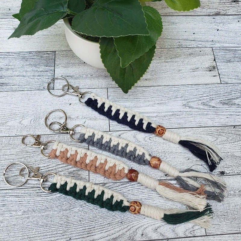Braided Keychain - Etsy