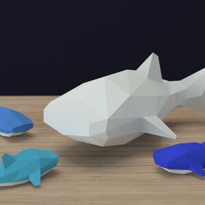 Whale Shark Origami: DIY 3D Paper Sculpture (JPG Pattern) - Etsy