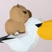 Capybara, Animal Origami, DIY, Decoration, Homemade, 3D Paper Sculpture ...