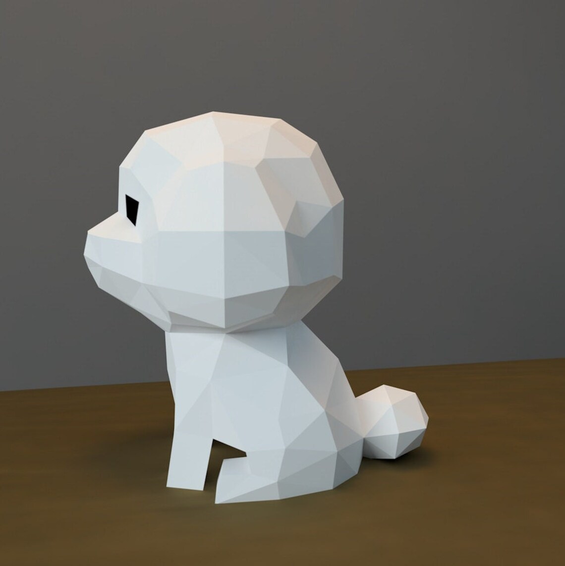 Toy Poodle Poodle Animal Origami DIY Decoration Homemade - Etsy