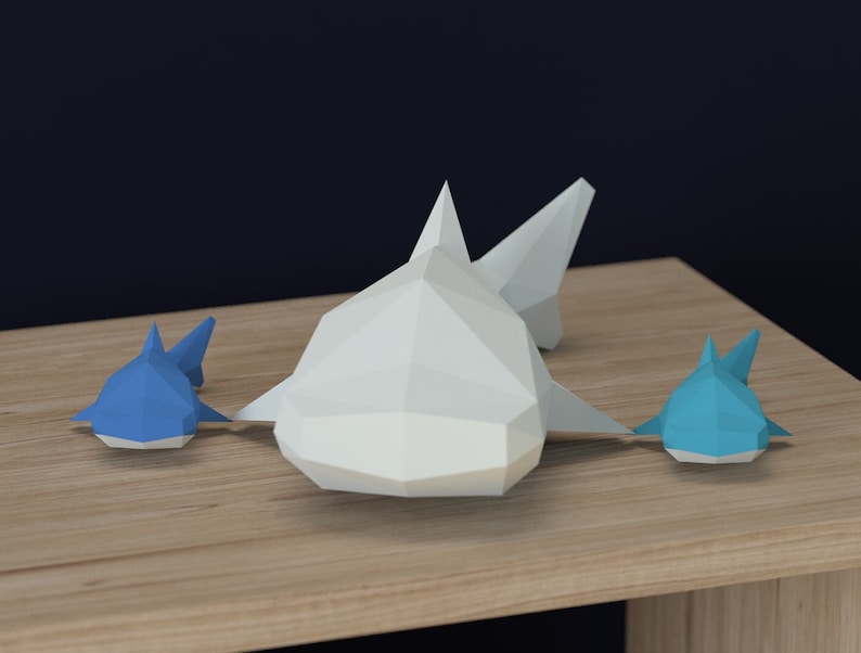 Whale Shark Origami: DIY 3D Paper Sculpture (JPG Pattern) - Etsy