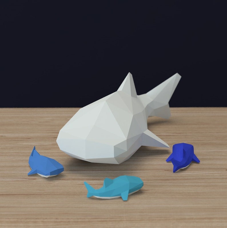 Whale Shark Origami: DIY 3D Paper Sculpture (JPG Pattern) - Etsy