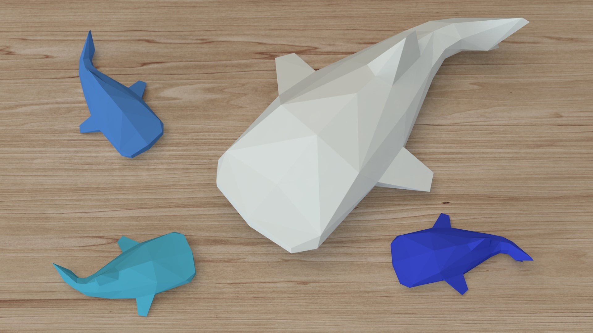 Whale Shark Origami: DIY 3D Paper Sculpture (JPG Pattern) - Etsy