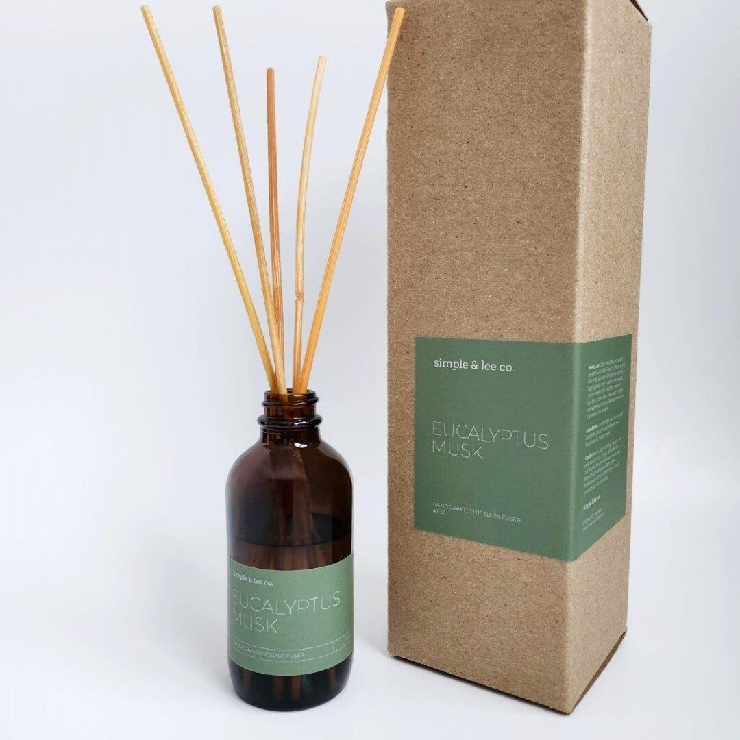 Eucalyptus Musk Reed Diffuser Home Fragrance Flameless Fragrance Amber ...