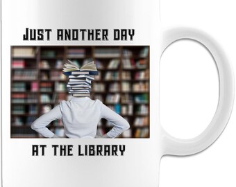 Library Gift Library Mug Library Coffee Cup Librarian Gift - Etsy