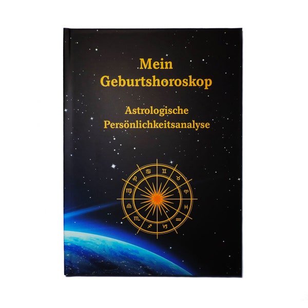 Personalized Birth Chart Book - Make Your Own Birth Chart Book
