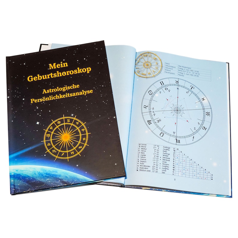 My Birth Chart - Personalized - Etsy