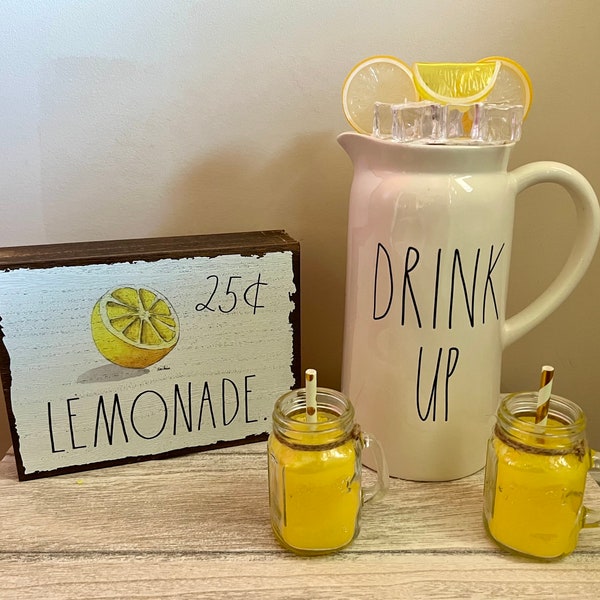 Faux Lemonade Drink - Etsy