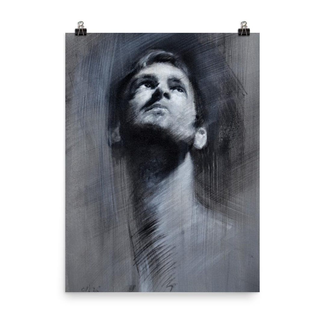 Tall Tony Print of the Original Painting by Justin Decarlo - Etsy