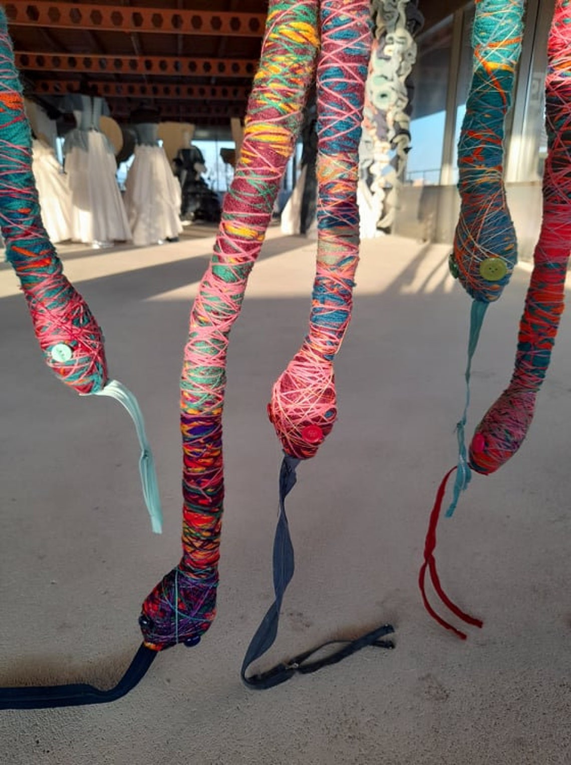 Snakes, Textile Hanging Sculpture - Etsy