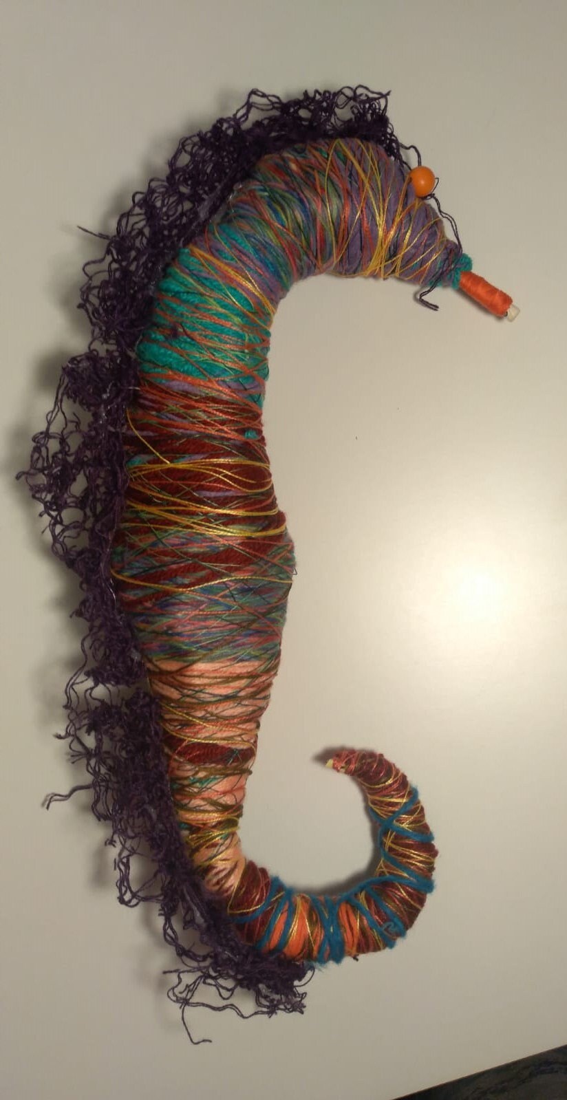 Sea Horse Textile Sculpture - Etsy