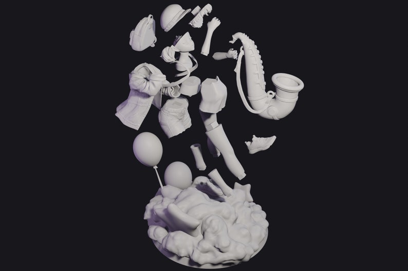 Lilypop Fantasy Character 3D Printable Anime Figure STL File Pack With ...